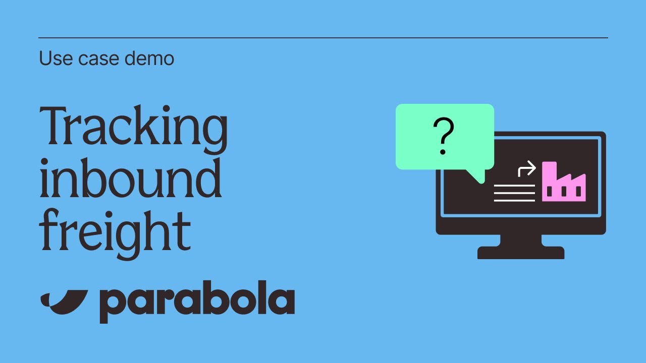 How to automate tracking inbound freight - YouTube