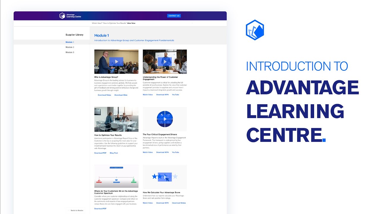 Your Introduction to the Advantage Learning Centre - YouTube