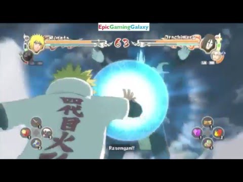Minato The Fourth Hokage VS Orochimaru In A Naruto Shippuden Ultimate Ninja Storm 2 Match / Battle