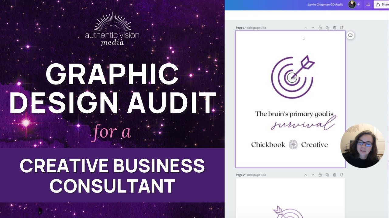 Graphic Design Audit for a Creative Business Consultant - YouTube