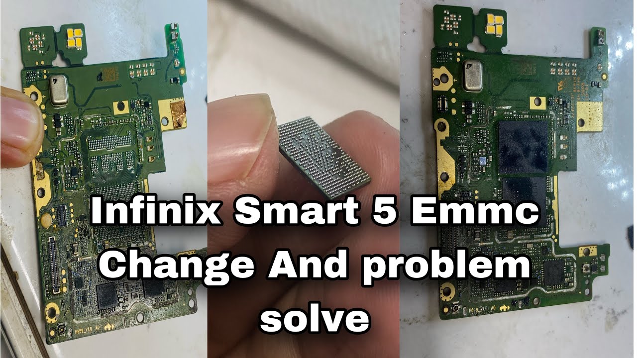 INFINIX smart 5 emmc chnage easy work no need ufi\easyjtag - YouTube