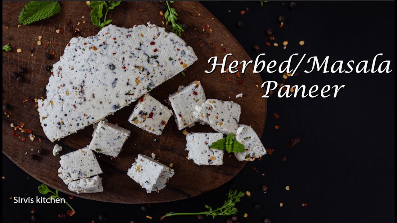 Herbed paneer | masala paneer | spiced paneer | quick appetizer ...