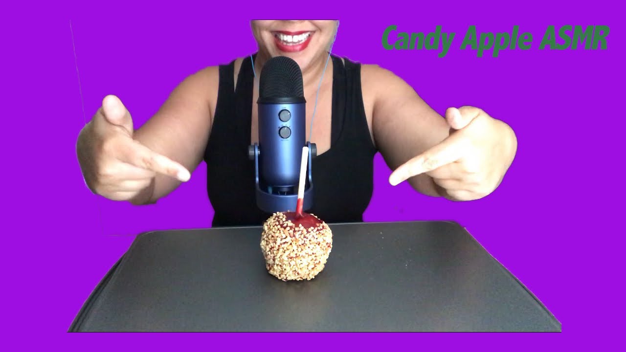 Candy Apple | ASMR | NO TALKING | Eating Sounds | SMG-ASMR - YouTube