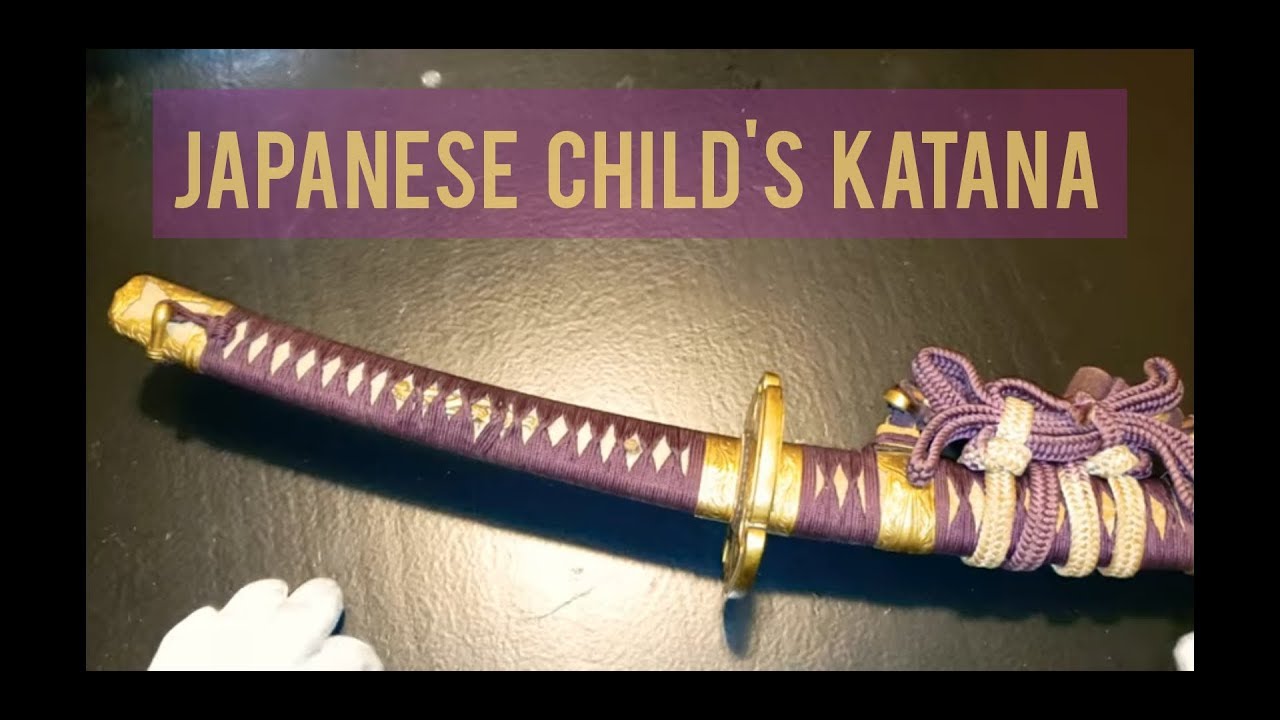 Antique Japanese Samurai child's katana - YouTube