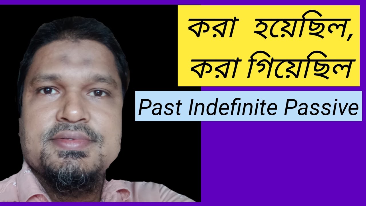 Past Indefinite Passive || Affirmative || Negative || Interrogative ...