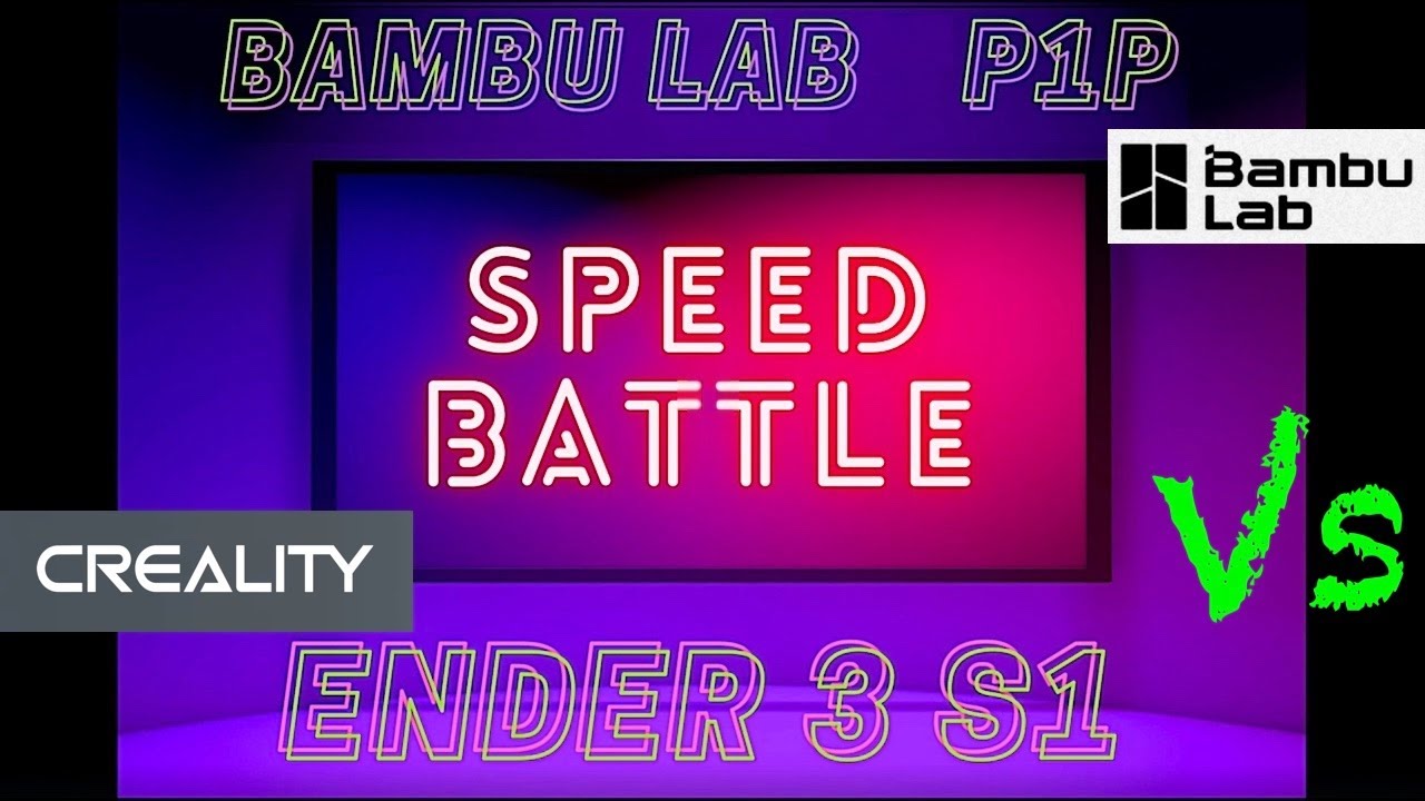 Bambu Lab P1P vs Creality Ender 3 S1 - Speed test - YouTube