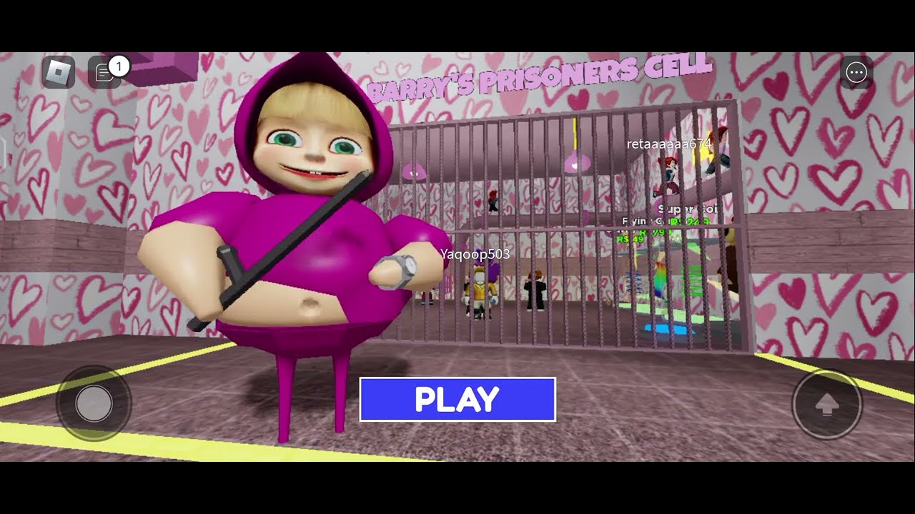 RUSSIAN GIRL PRISON RUN Obby New Update Roblox - All Bosses Battle ...