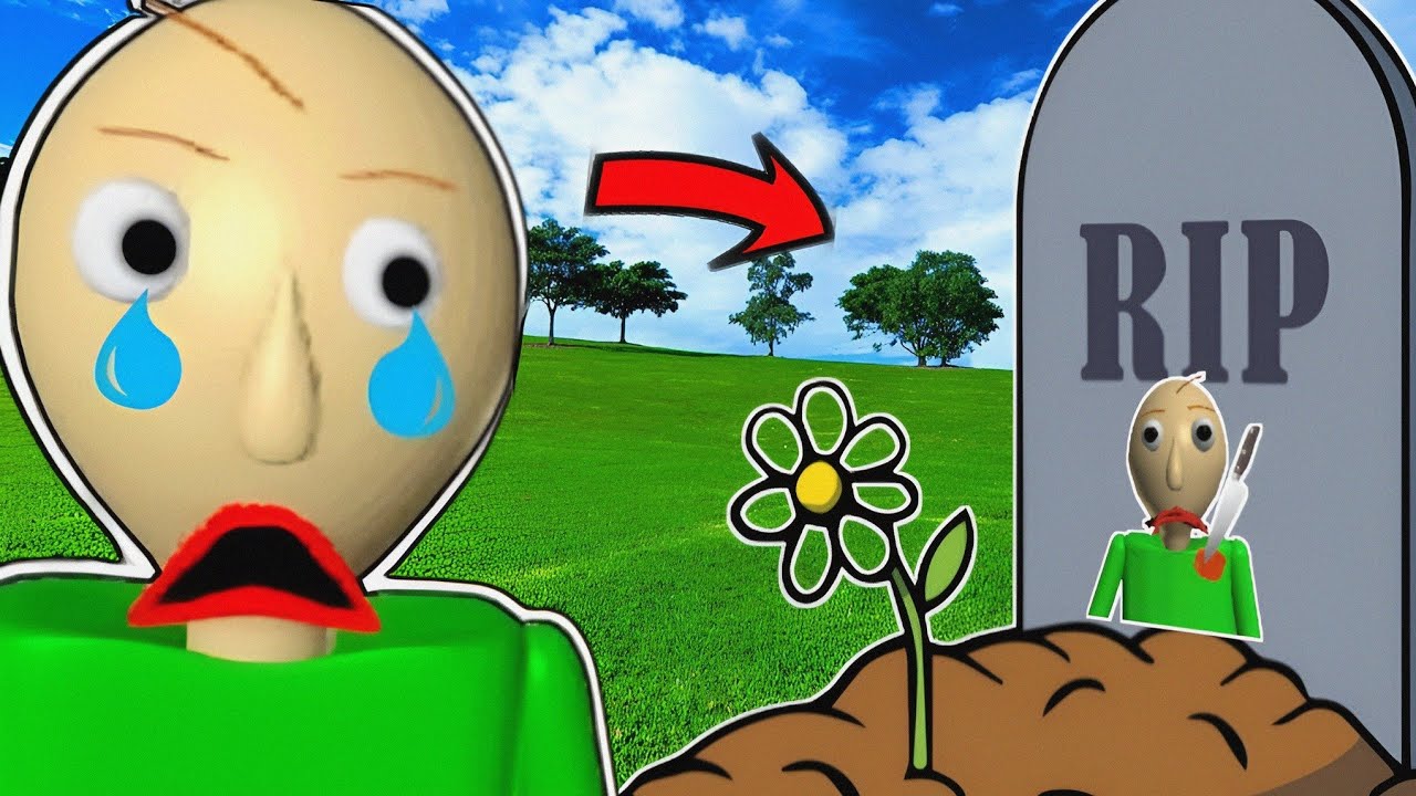 RIP Baldi | Baldis Basics - YouTube