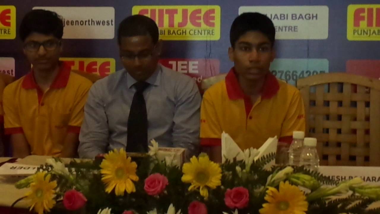 Meet FIITJEE JEE Advanced-2016 Topper - YouTube