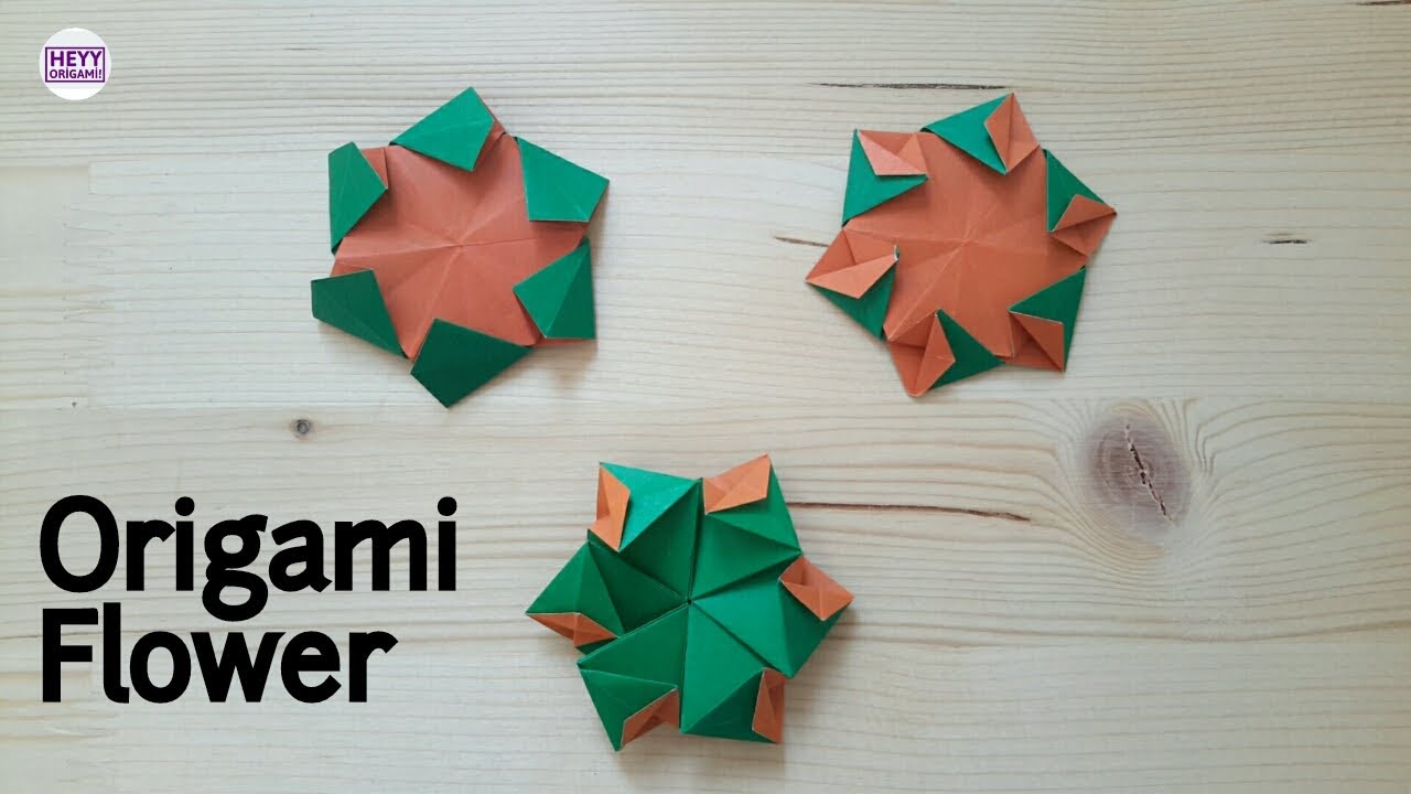 Origami Flower Tutorial - YouTube