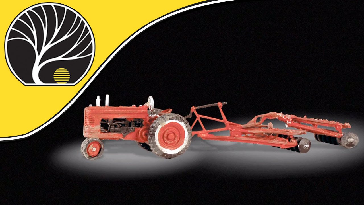 HO Scale Vehicle - Tractor & Disc - Model Vehicles | Woodland Scenics ...