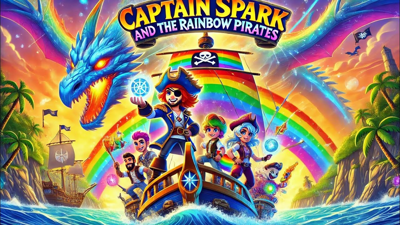 🌈 Captain Spark and the Rainbow Pirates: A Colorful Adventure for Kids ...