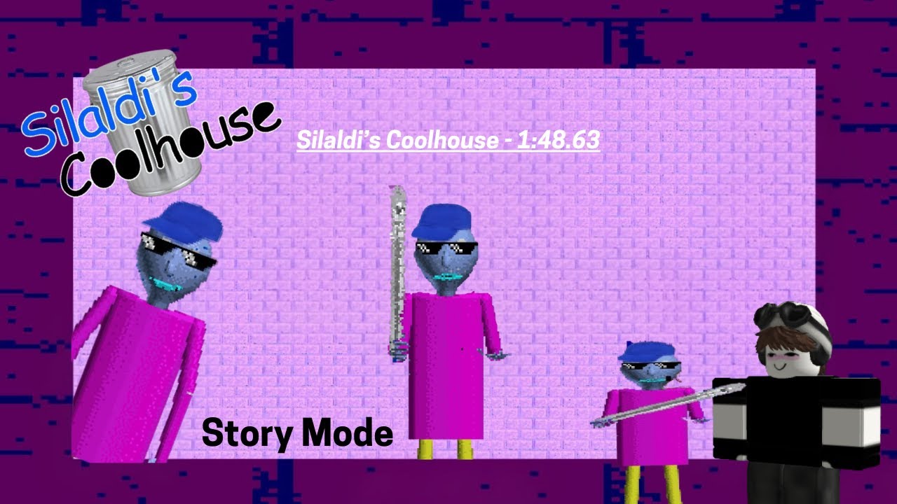 Silaldi's Coolhouse - Story Mode 01:48.63 #speedrun #baldi #raldi - YouTube
