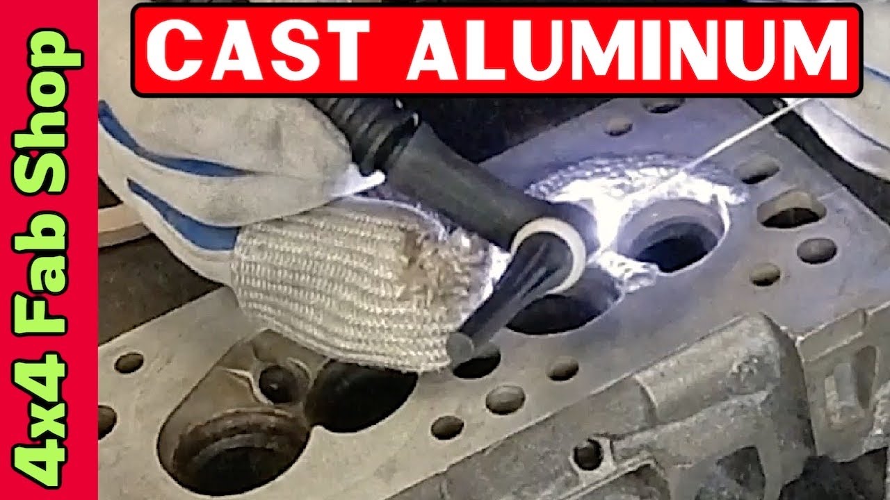 TIG WELDING CAST ALUMINUM. HEAD WELDUP REPAIR. - YouTube