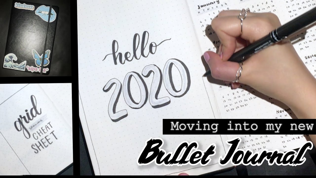 Moving into my new bullet journal | studywaves 🌊 - YouTube