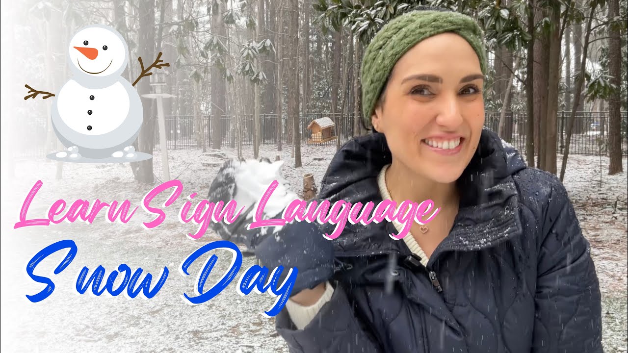 Learn Sign Language - Snow Day - Fun Kids Learning - YouTube