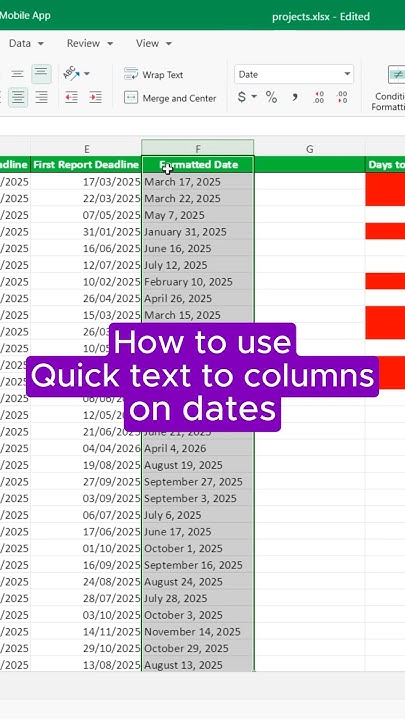 Sheets Hack | ⚡️ Quick Text to Columns works magic 🪄 #excel #sheets #exceltips - YouTube