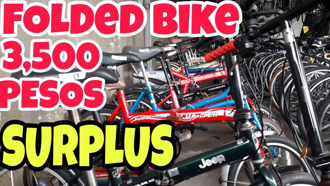 JAPAN SURPLUS FOLDED BIKE 3,500 PESOS NEGOTIABLE - YouTube