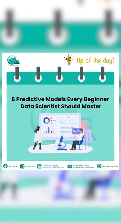 Tip of the Day💡| 6 Predictive Models Every Beginner Data Scientist should master | CSUP - YouTube