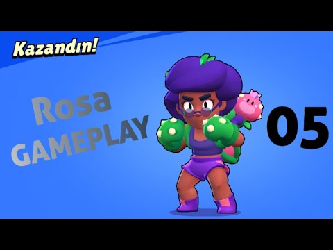 Rosa GAMEPLAY - Brawl Stars / 05 - YouTube