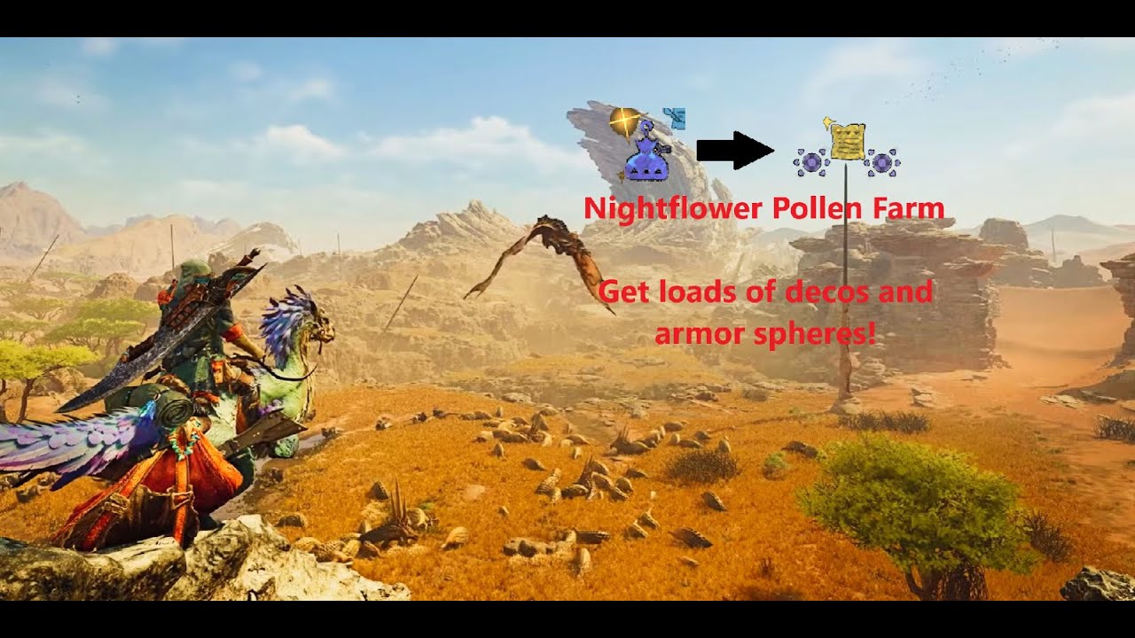 Monster Hunter Wilds: Nightflower Pollen Farm Explained! - YouTube
