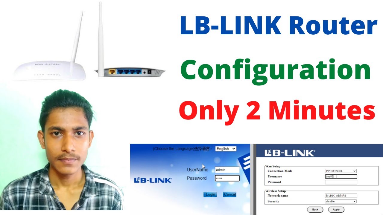 How To Setup LB Link Router | BL-WR 1100 Router Configuration | All ...