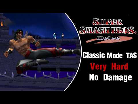 SSBM [TAS] - Liu Kang Classic Mode (Very Hard, No Damage)