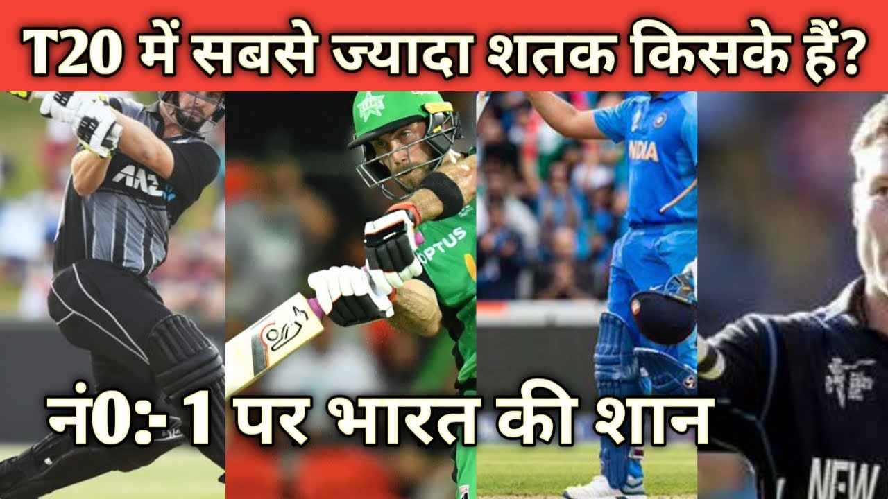 Top 7 Batsman With Most Centuries In T20 International Cricket ...