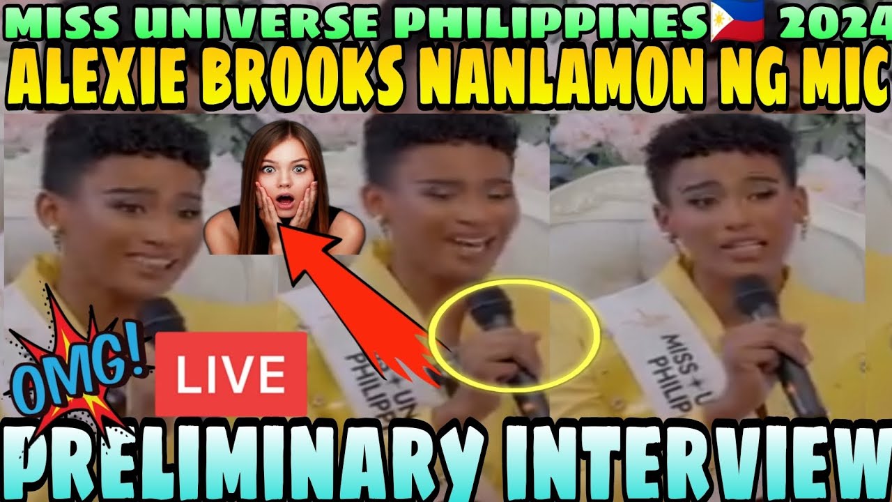 Preliminary Interview! Miss Universe Philippines🇵🇭 2024 Alexie Brooks ...