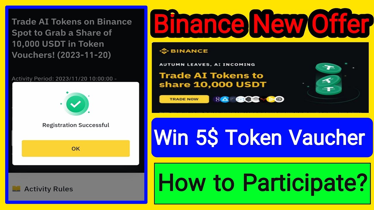 Earn $5 token Vaucher by trading AI token on Binance | Binance New ...