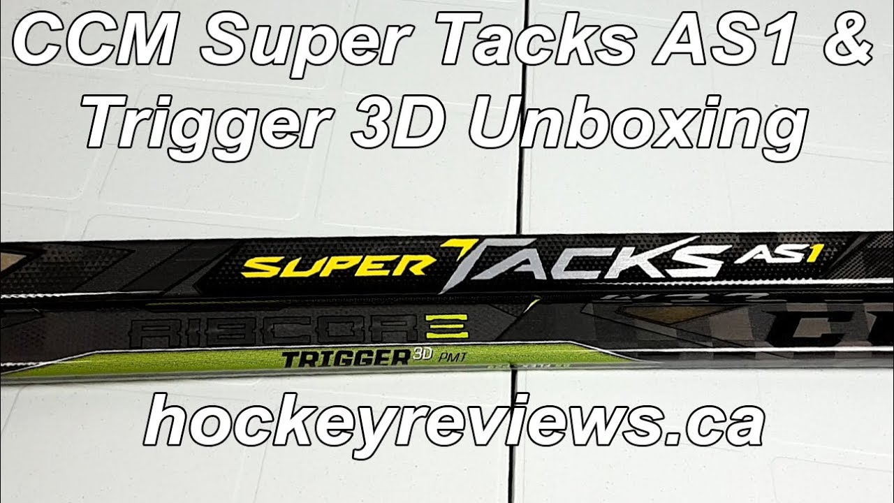 CCM Super Tacks AS1 & Trigger 3D Unboxing - YouTube