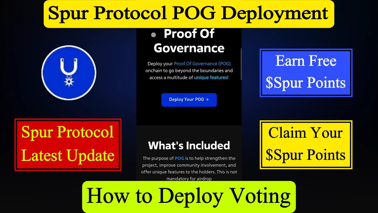 Spur Protocol POG Deployment | How to Deploy POG and Vote | Xenea ...
