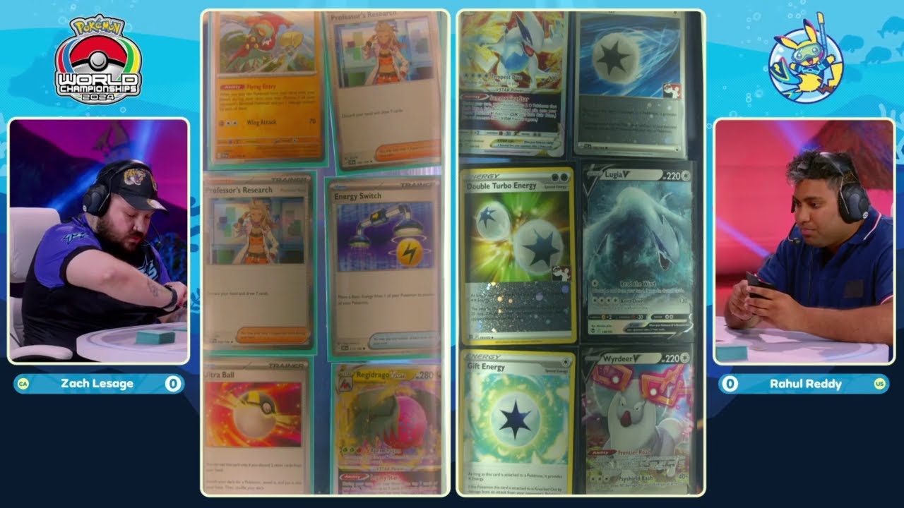 TCG Zack Lesage Vs Rahul Reddy 2024 Pokémon World Championships Swiss ...
