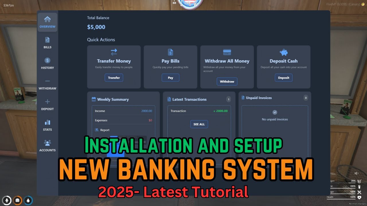 New Advanced Banking System for FiveM – Full Setup Guide! | 2025 - YouTube