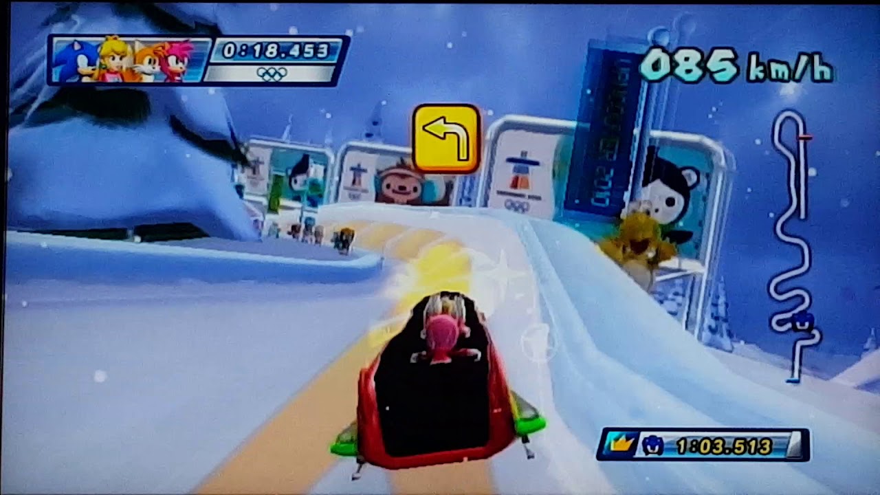 Mario & Sonic at the Olympic Winter Games Bobsleigh 006 (Team Sonic ...