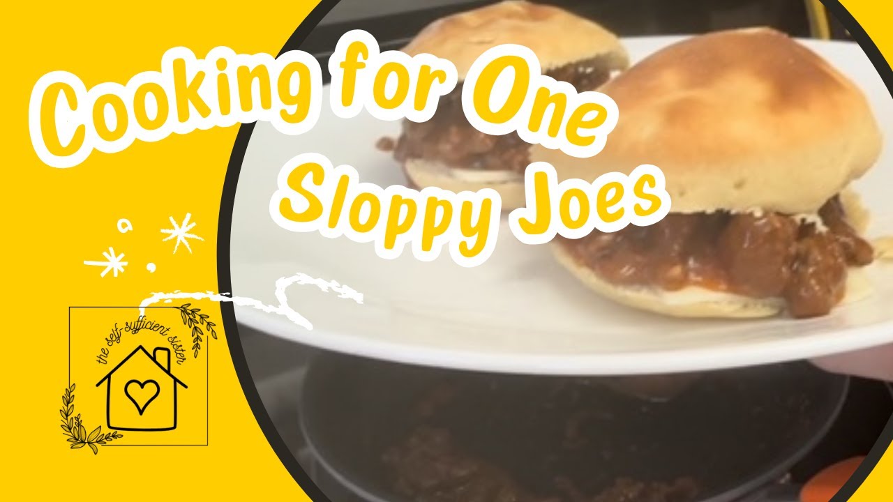 Quick & Easy One-Serving Sloppy Joe Dinner Recipe Tutorial - YouTube