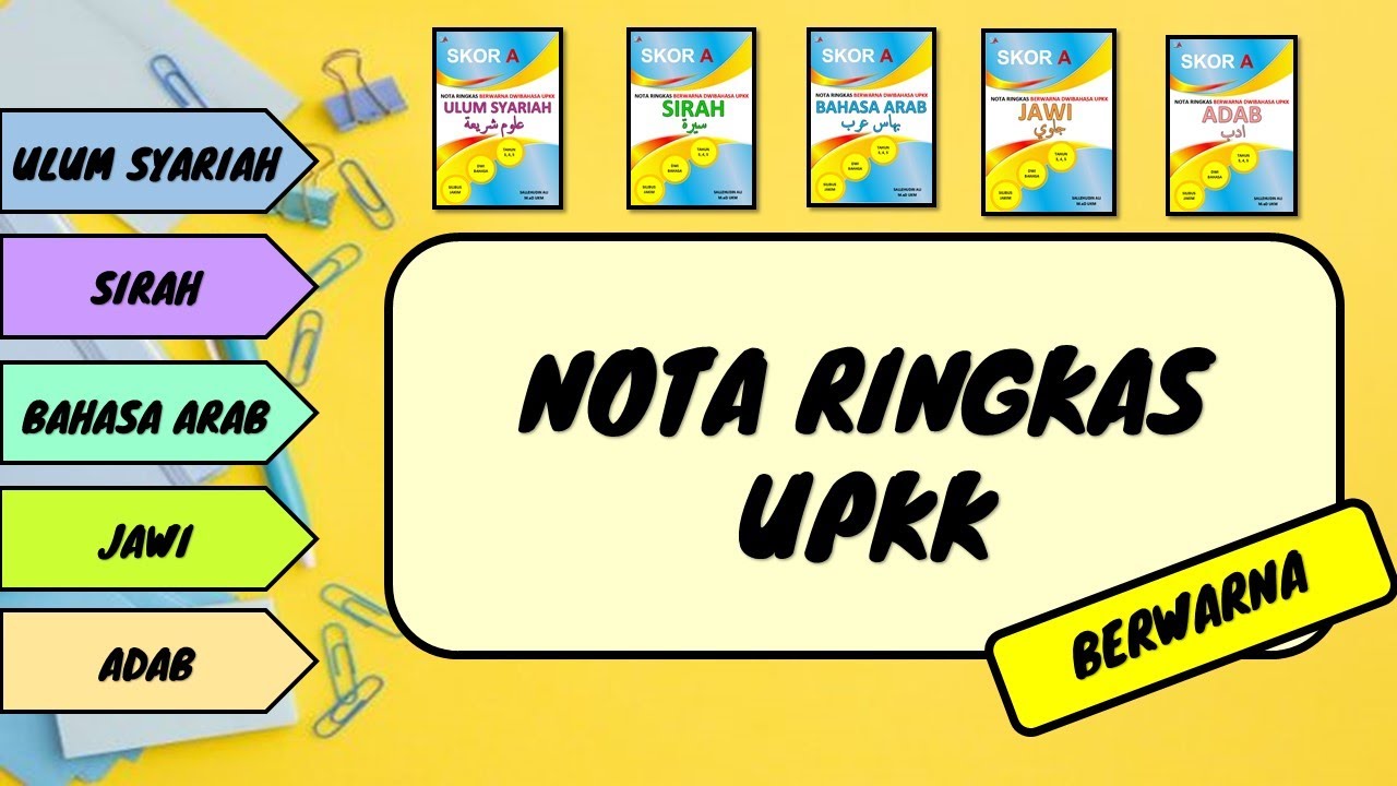 Nota Ringkas UPKK Berwarna Dwitulisan (Rumi dan Jawi) - YouTube