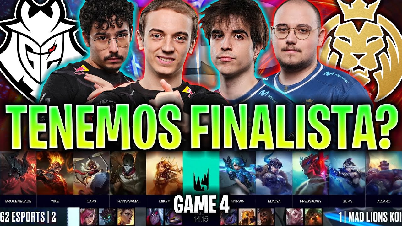 TENEMOS FINALISTA O REMONTADA ÉPICA? | G2 vs MDK Game 4 LEC SEASON ...