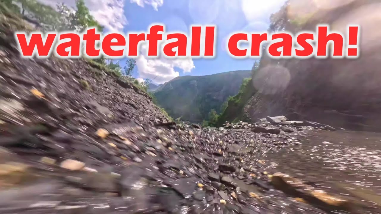 CRASH in 120 FPS!! waterfall dive... - YouTube