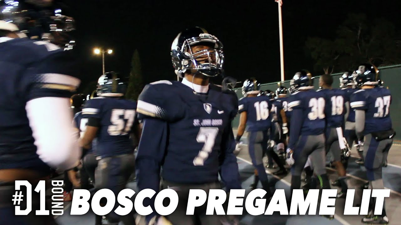 Bosco Braves PREGAME HYPE!!!! SJB Wins 63-10 vs Bishop Amat ...