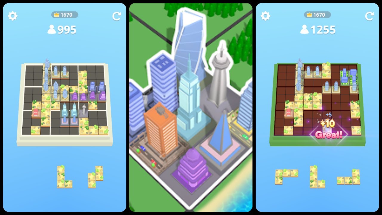 Drop Block City Mobile Game | Gameplay Android & Apk - YouTube