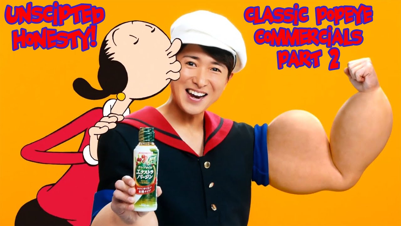 Olive Oyl And Popeye Drinking