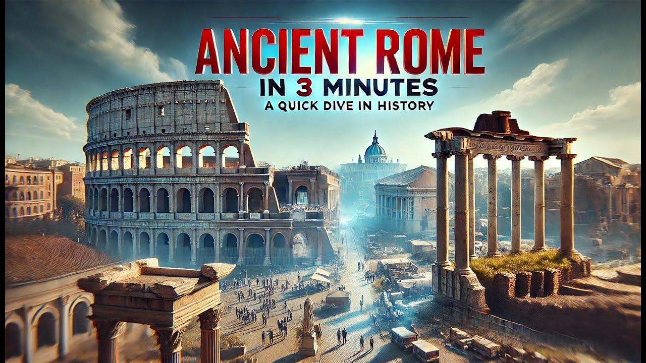 Ancient Rome in 3 Minutes A Quick Dive into History - YouTube