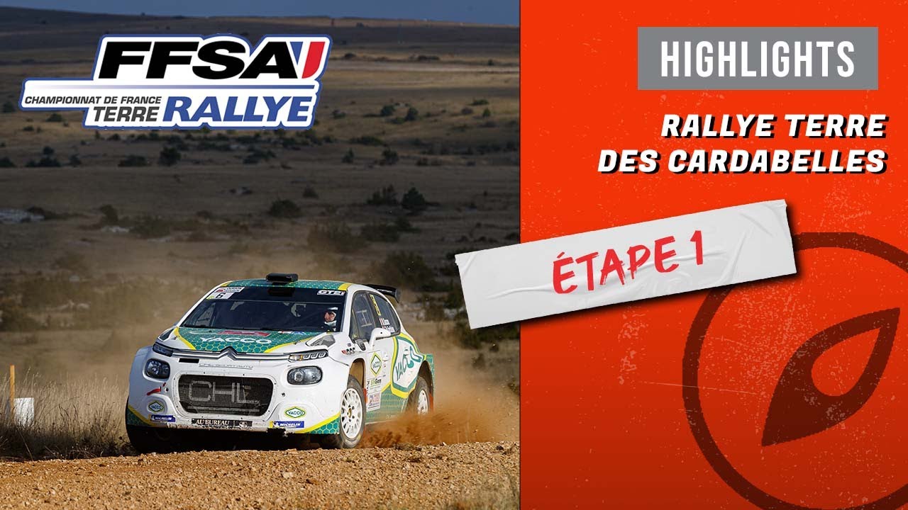 CFRT : Rallye Terre des Cardabelles 2021 - Étape 1 - YouTube