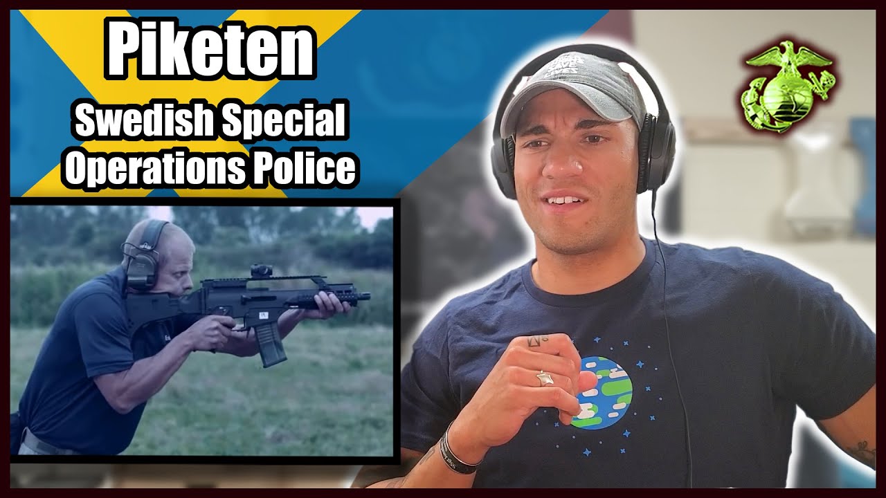 US Marine reacts to Swedish Piketen (Special Operations Police) - YouTube