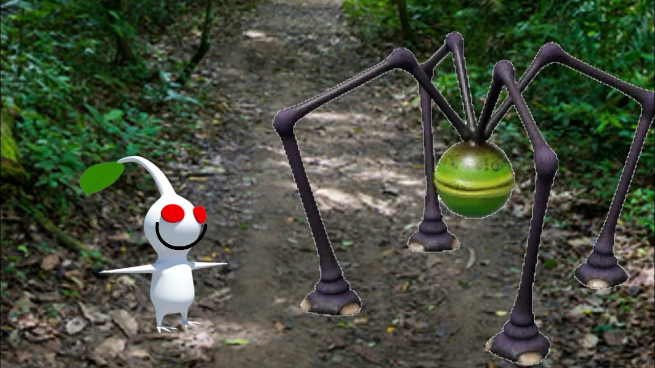Singular white pikmin kills Baldy Long Legs! (READ DESCRIPTION) - YouTube