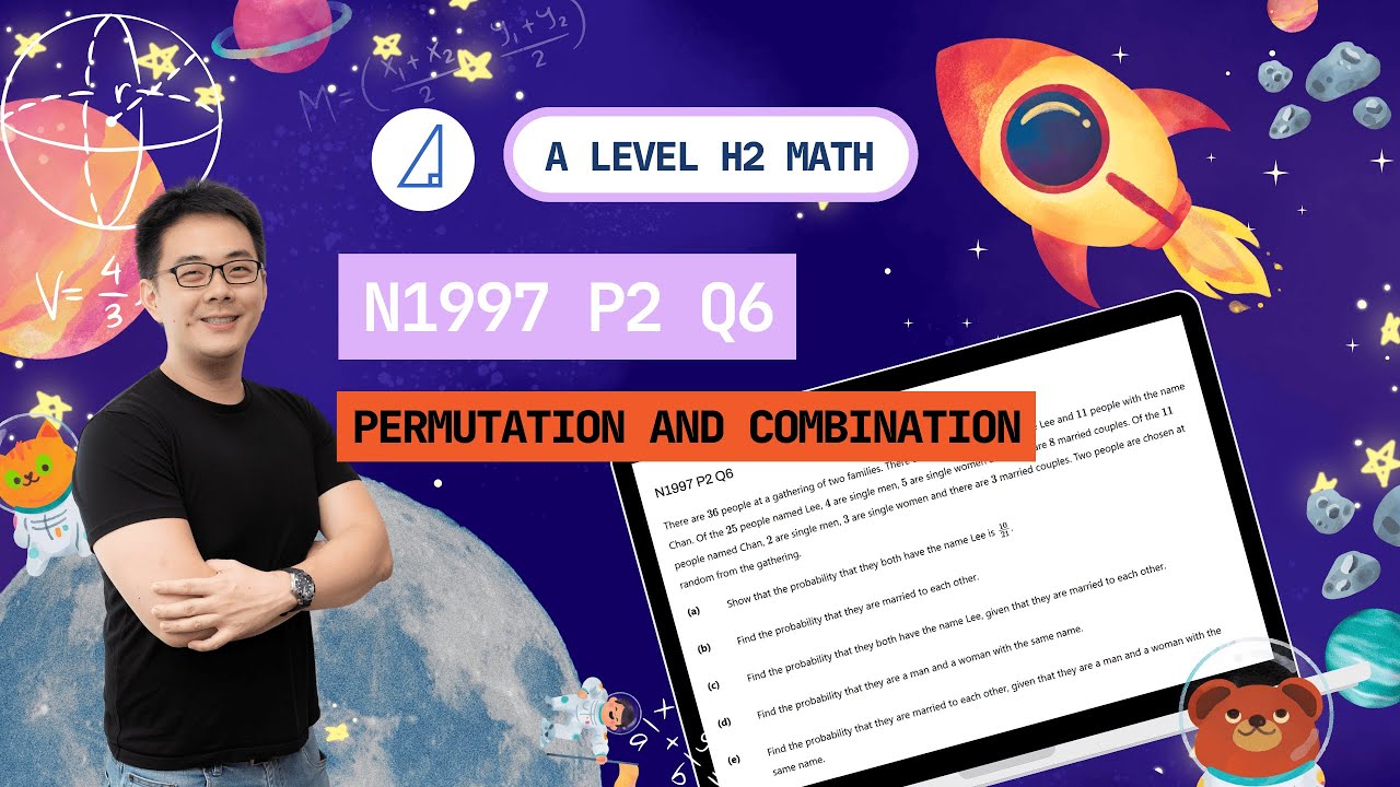 [Permutation and Combination] N1997 P2 Q6 - H2 Math Tuition @ Tim Gan ...