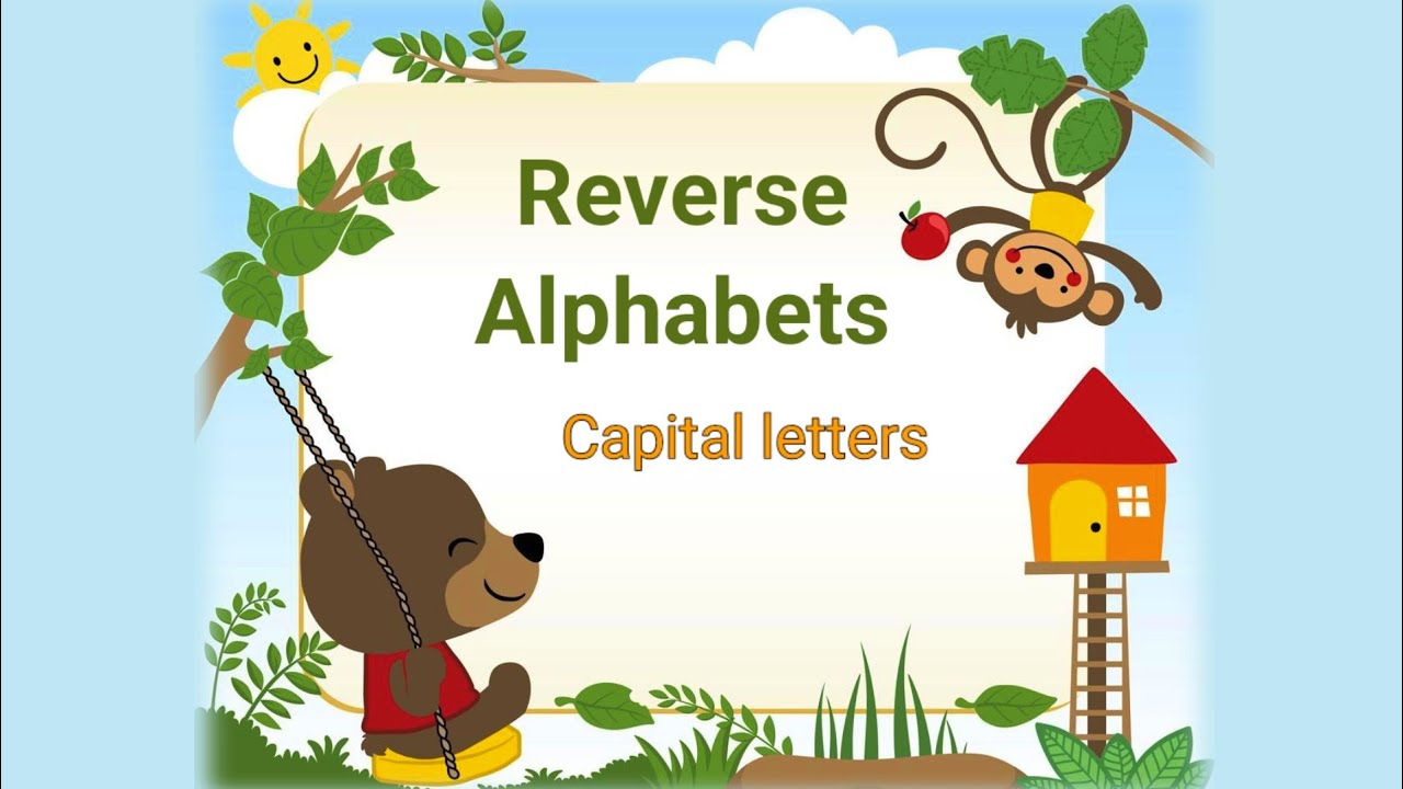 #REVERSE ALPHABETS Z - A #ALPHABETS #learn #PRESCHOOL #KINDERGARTEN # ...