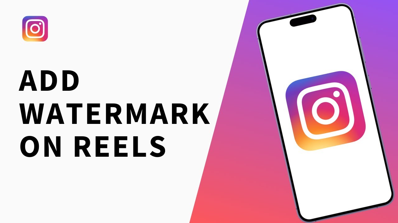 How To Add Watermark In Instagram Reels - YouTube