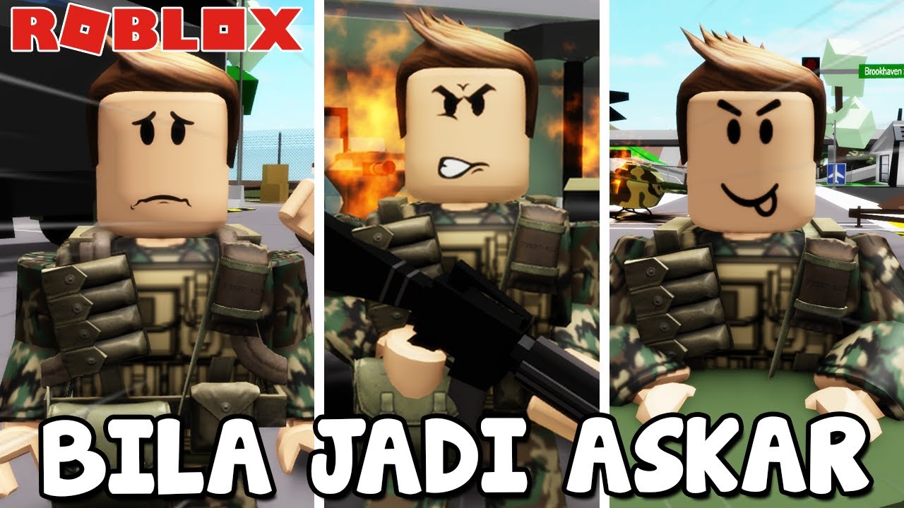 Drama Jadi Askar (Full Episod) | Brookhaven 🏡RP (Roblox Malaysia) - YouTube